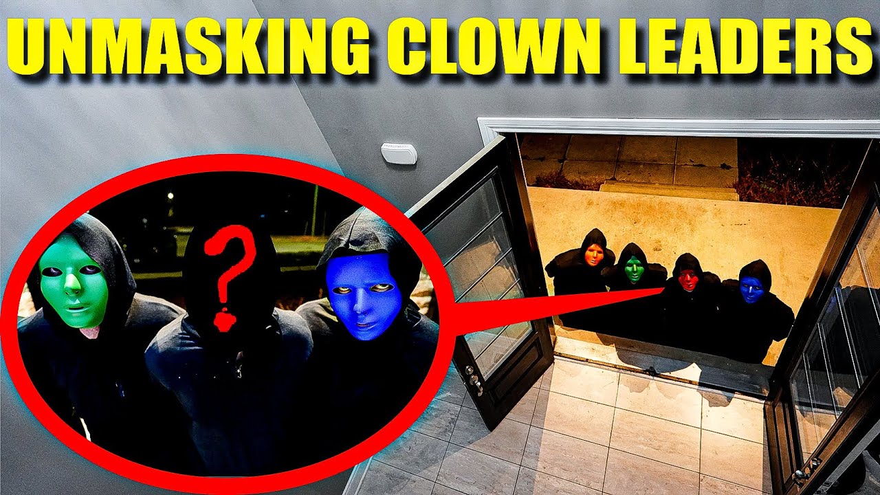 UNMASKING THE CLOWN LEADERS AT OUR HOUSE! (WE FOUND THEIR SECRETS ...