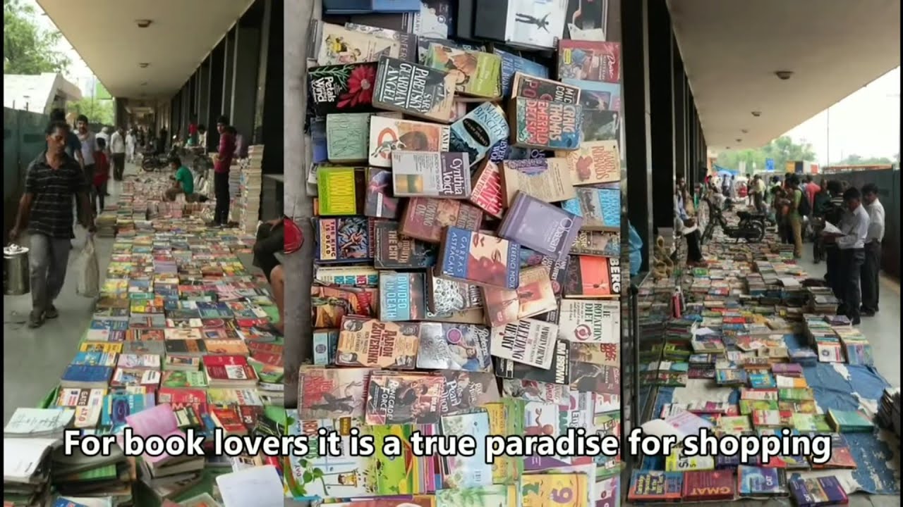 Sunday Book Market Old Delhi - YouTube