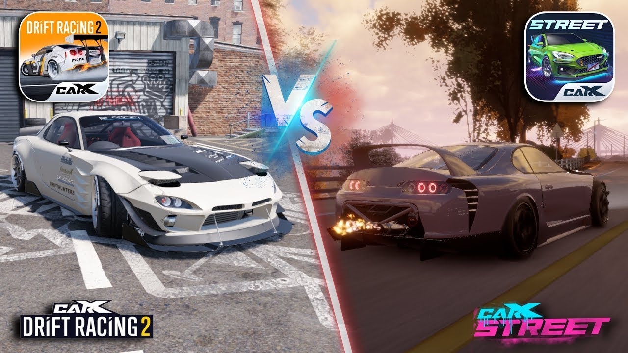 اقوى مقارنة بين CarX Street Vs CarX Drift Racing 2 - YouTube