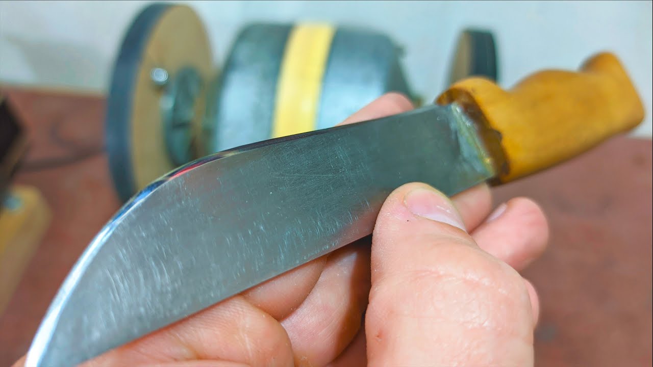 Fastest Way To Sharpen a Knife to a Razor Edge | DIY Sharpening Jig ...