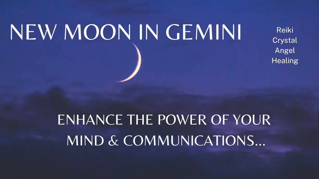 ASMR REIKI CRYSTAL NEW MOON HEALING TO ENHANCE THE POWER OF YOUR MIND ...