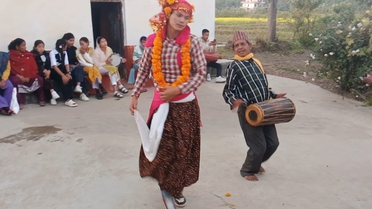 Ghorai 4 Laxmipur bhailo nach || Nepali traditional dance bhailo - YouTube