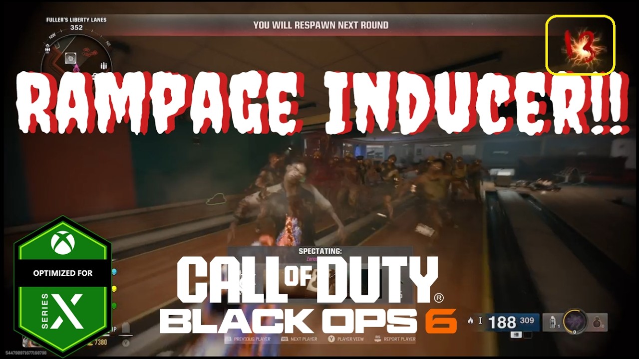Black Ops 6 Zombies on RAMPAGE INDUCER mode! BO6 Liberty Falls map ...