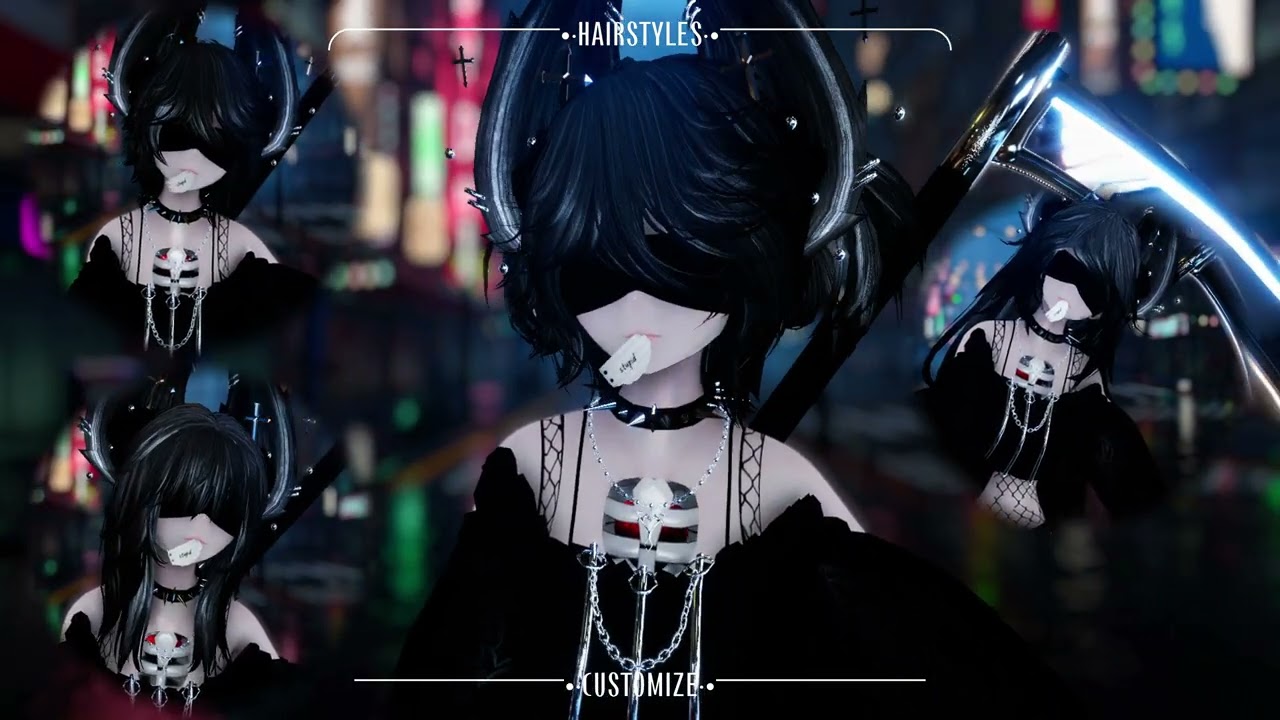 Fangz || SFW || (PC Quest Green Opti FT) || Genderfluid || VRChat Avatar ♱