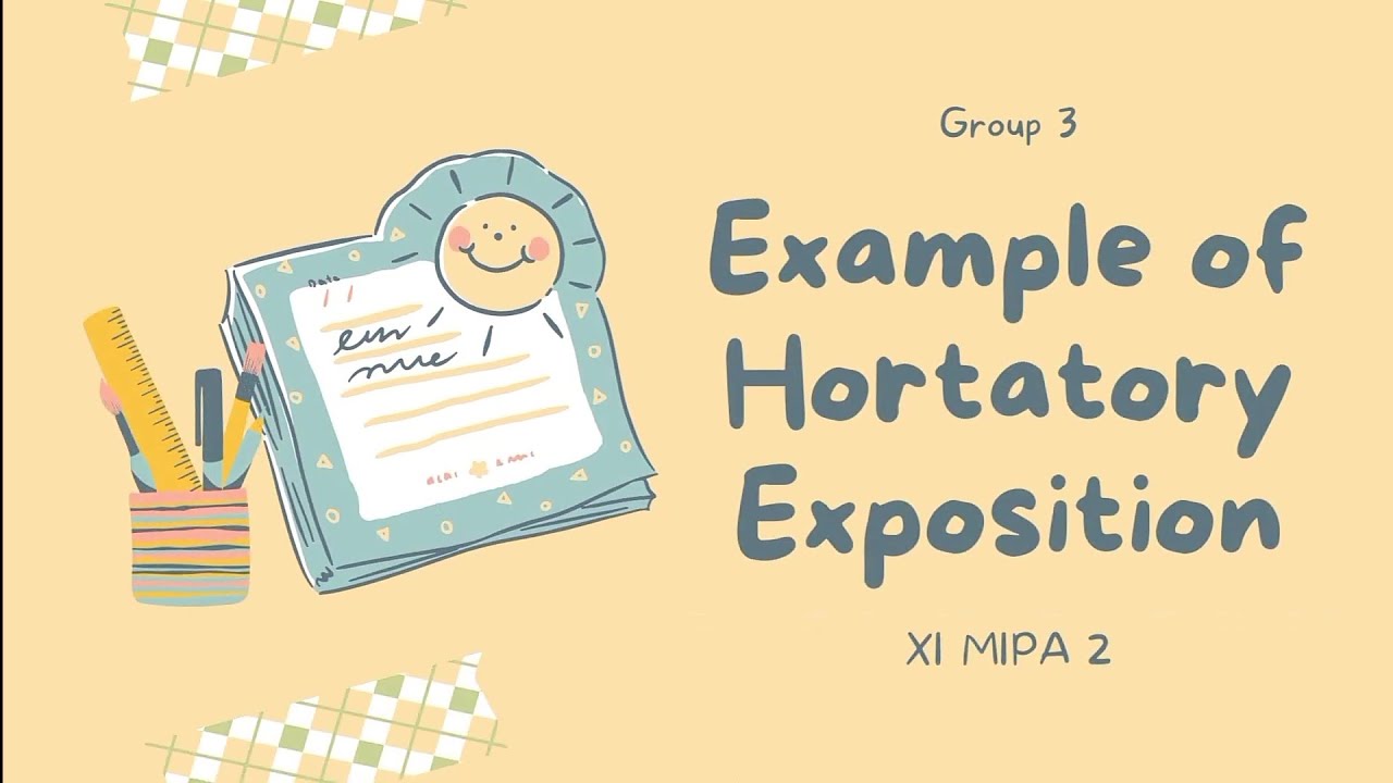 Example Hortatory Exposition - YouTube