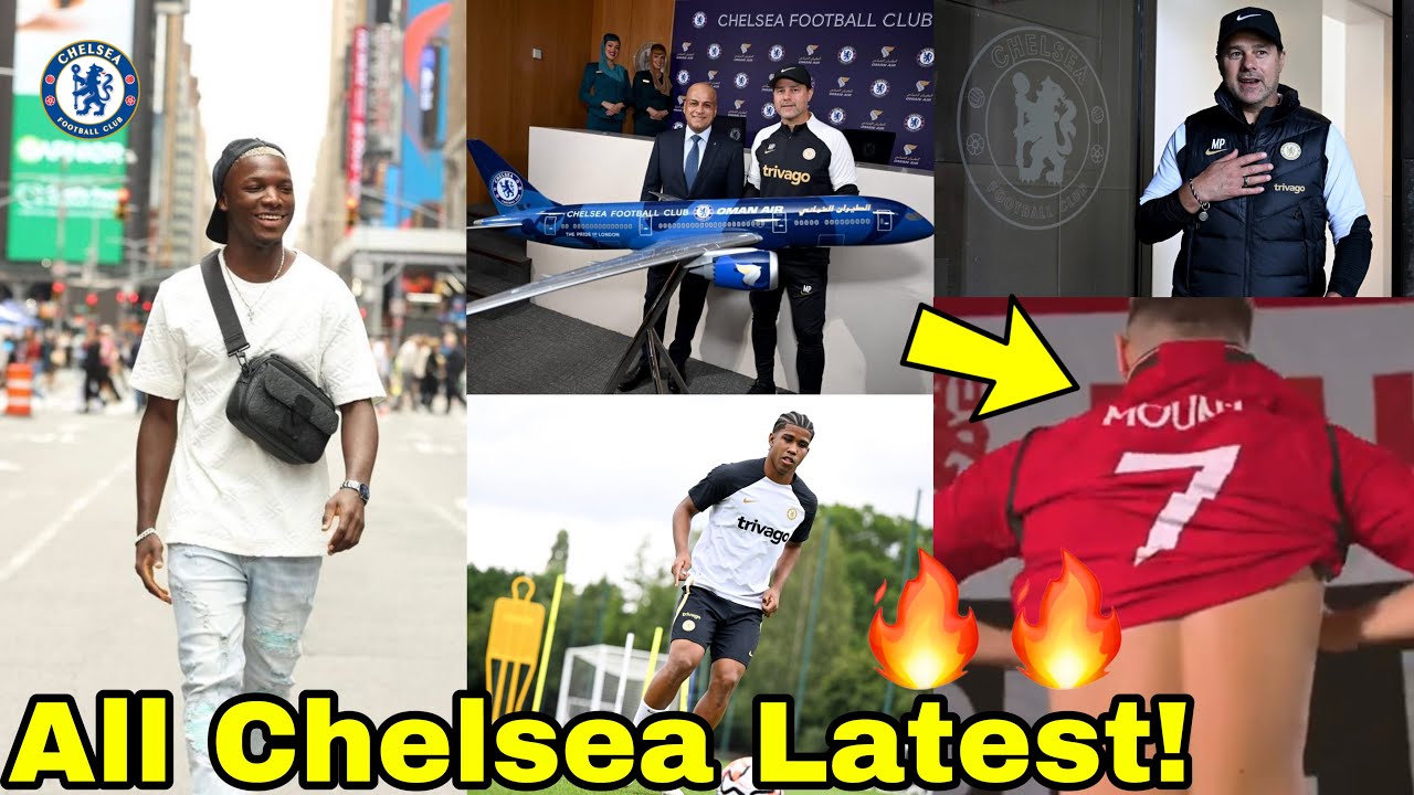 All Chelsea Transfers!🔥Mason Mount No.7 Shirt,Chelsea Shirt Sponsor ...