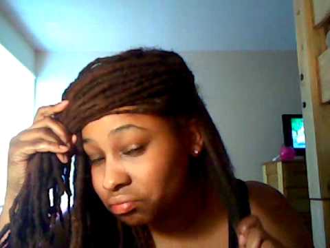 Nikki combing out dreads - YouTube