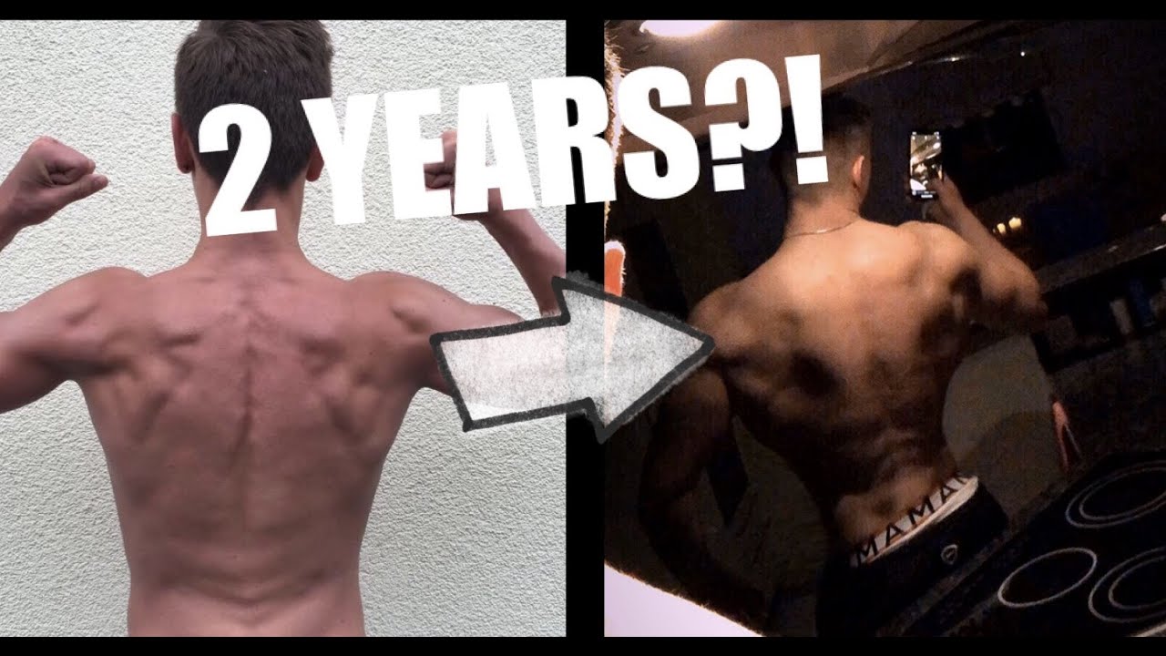 2 Years Bodytransformation 14-16 | from skinny to muscular - YouTube
