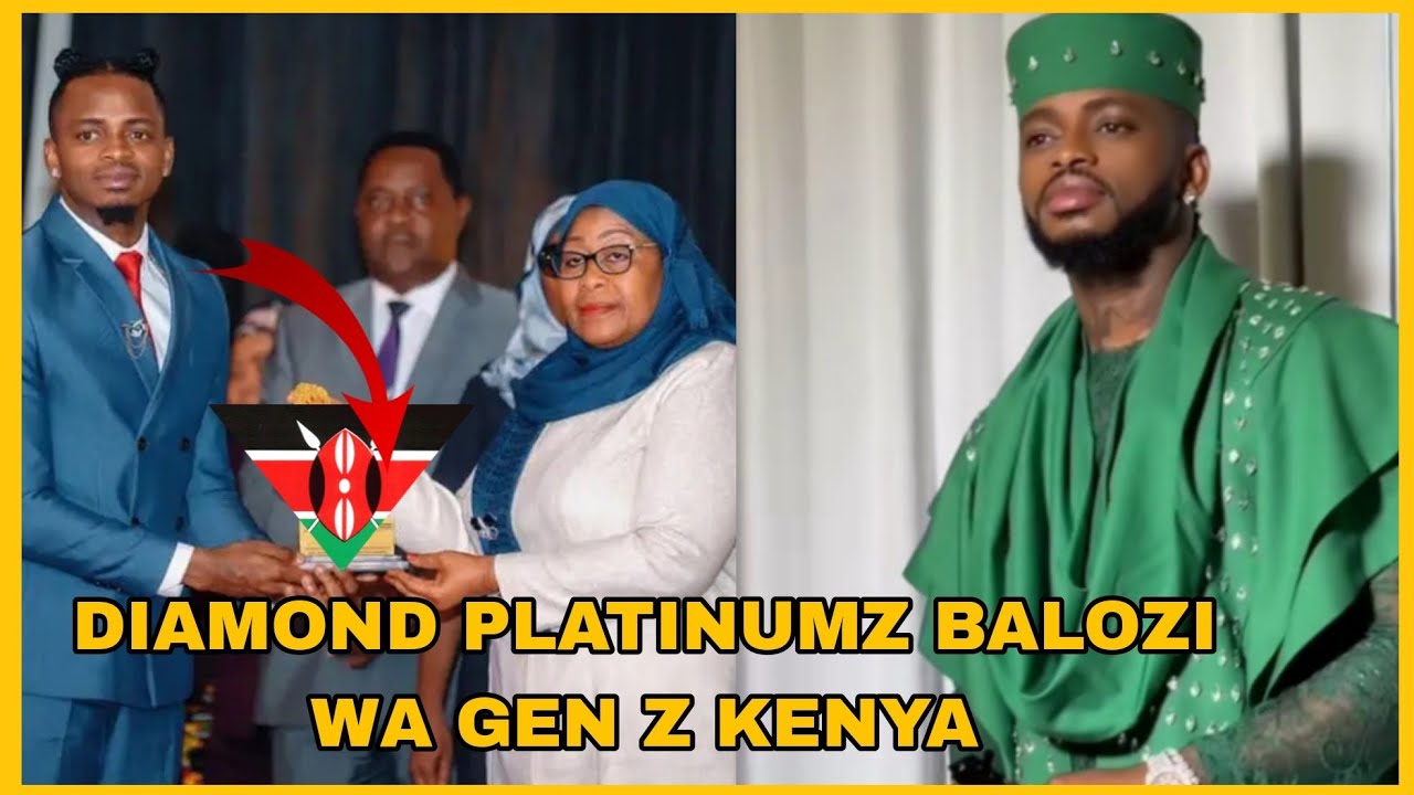 Diamond Platinumz Ateuliwa Balozi wa Kenya Na Samia Suluhu Waziri - YouTube