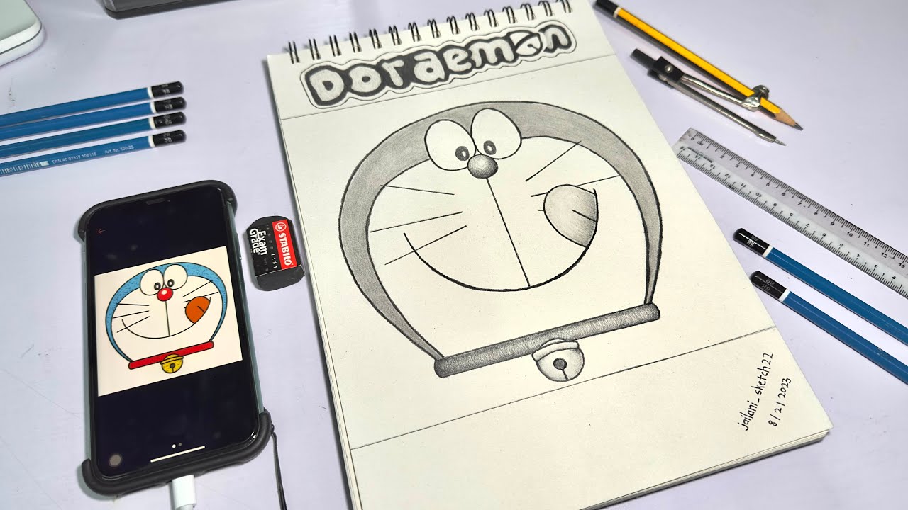 Doraemon Sketch 🏽 - YouTube