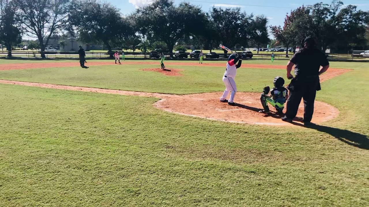 Nahaliel alvarez 1RBI hit to the middle - YouTube