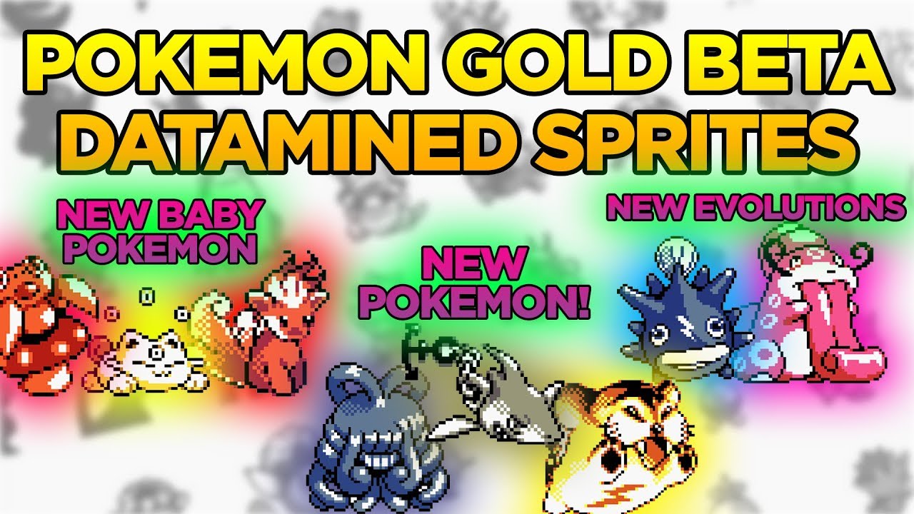 POKEMON SECRETS REVEALED! POKEMON GOLD BETA DATAMINE! NEW BABY POKEMON ...