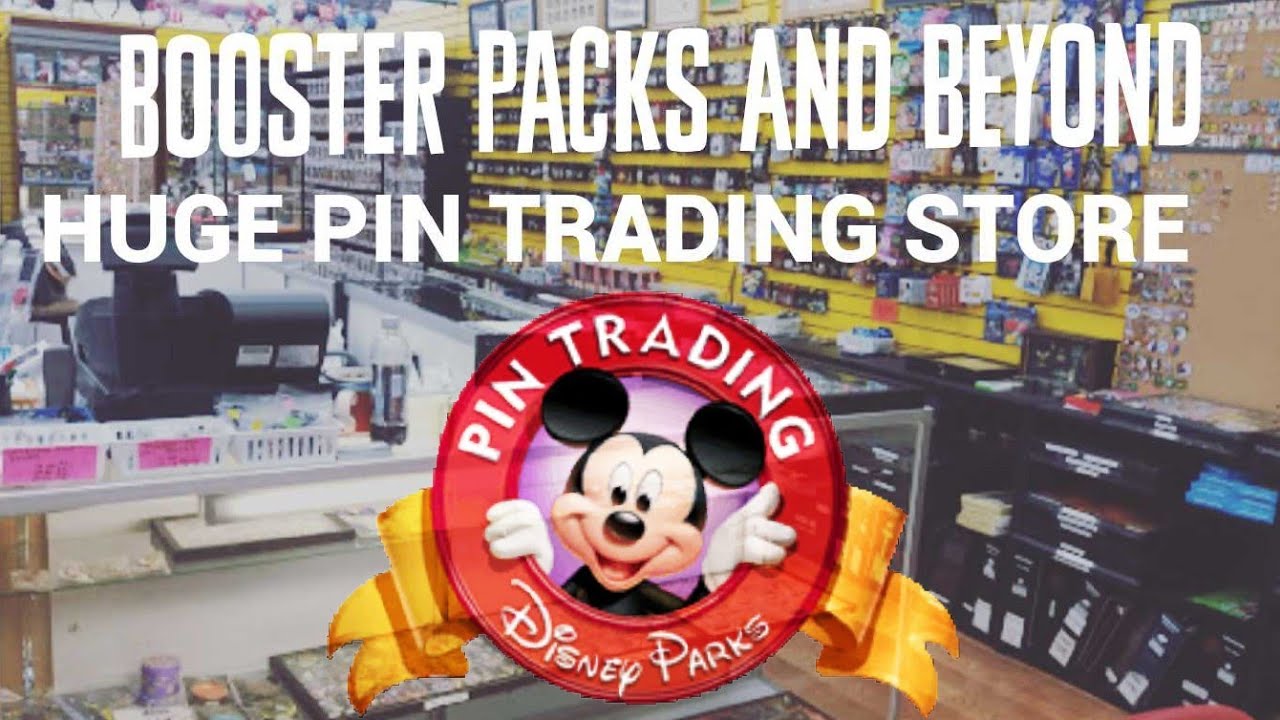 DISNEY PIN TRADING SHOP! Booster Packs & Beyond! - YouTube