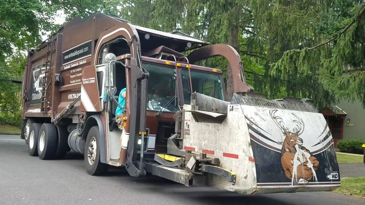 Whitetail Disposal: Mack LE McNeilus curotto can front loader garbage ...