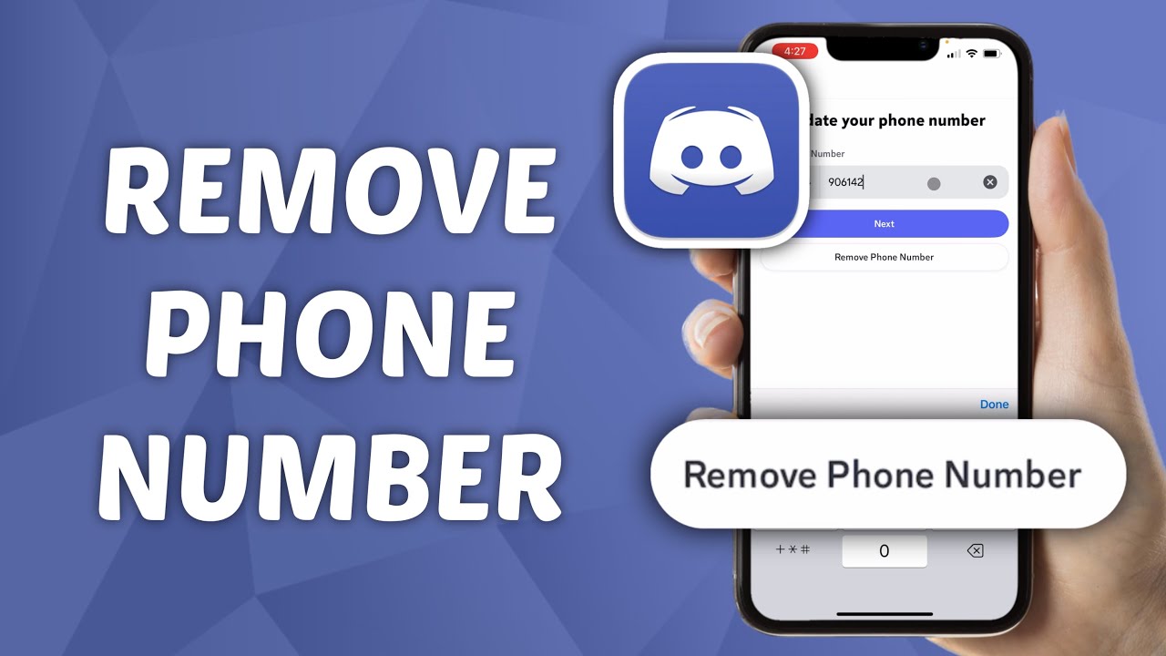 How to Remove Phone Number in Discord - YouTube
