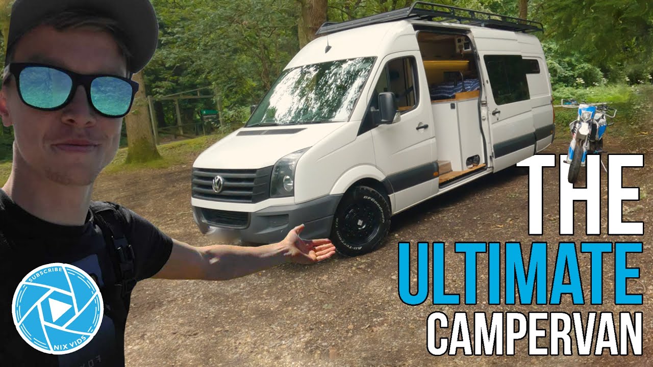 The Ultimate Campervan/Motorcycle Race Van: Volkswagen Crafter!! - YouTube