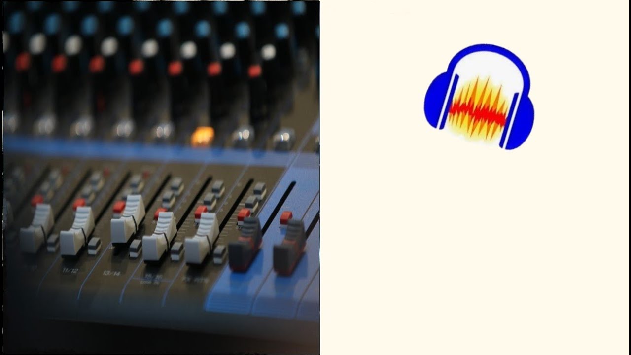 How to mix audio tracks in Audacity - YouTube