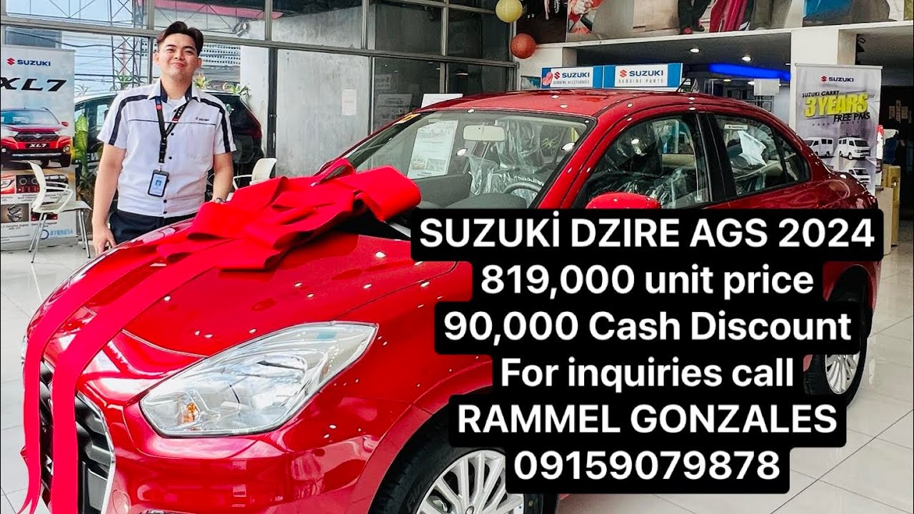 Latest upload Suzuki DZIRE AGS 2024 red color with BIG CASH DISCOUNT. # ...
