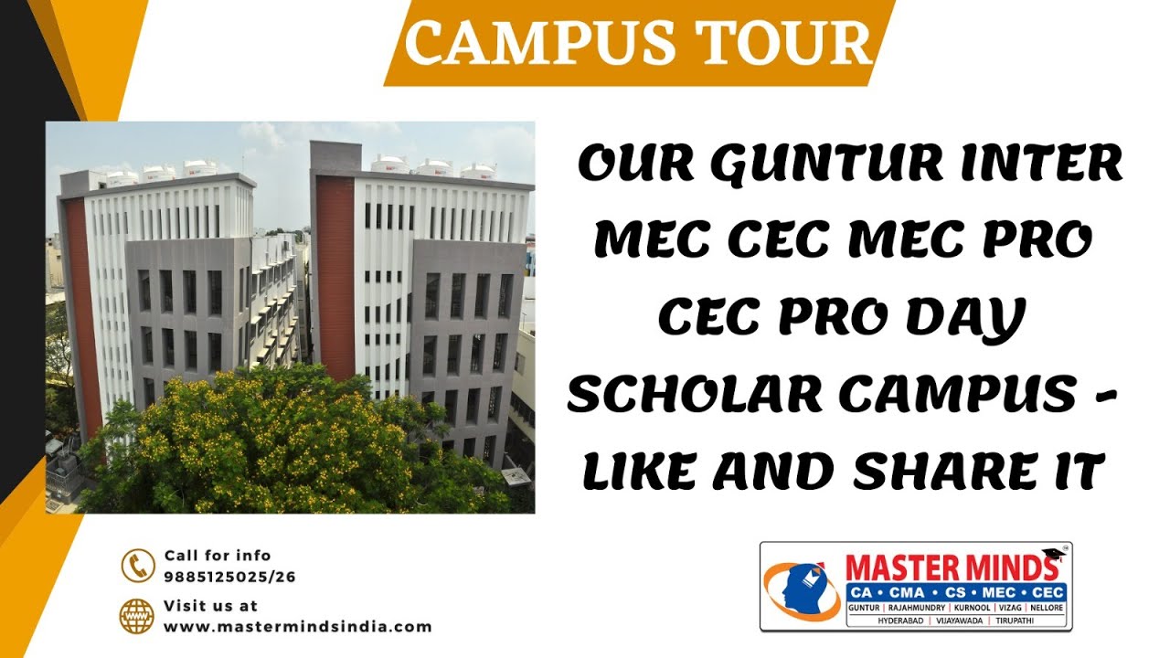 CAMPUS TOUR OF OUR GUNTUR INTER MEC CEC MEC PRO CEC PRO DAY SCHOLAR ...