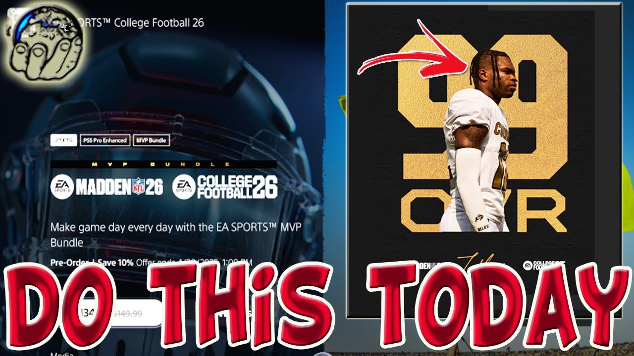 How To Play Madden 26/CFB 26 Early On Console PS5 XBOX FREE 99 Travis ...