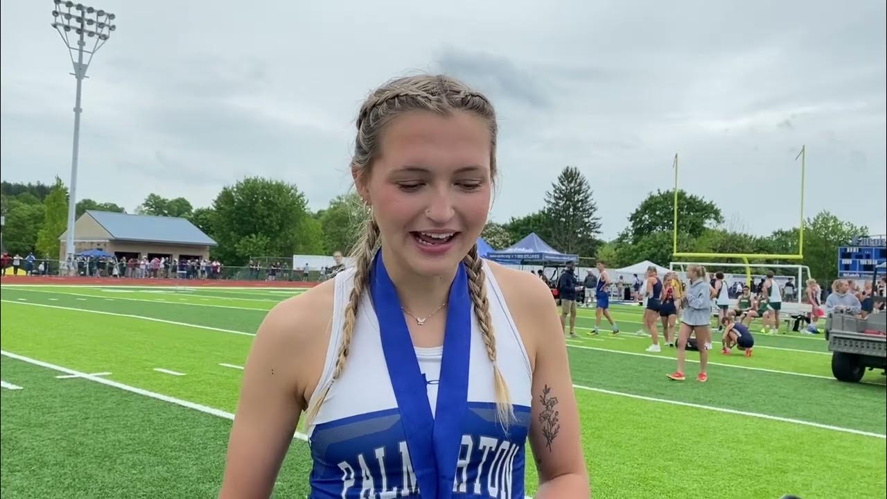 Palmerton T&F - Emma Snyder, D-11 2A High Jump Champion - YouTube