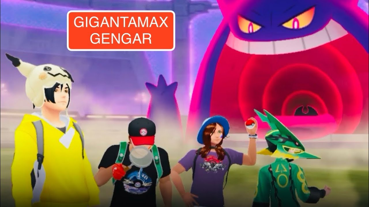 1st Gigantamax Gengar 🤩 We successfully caught 89% G-Gengar 💪🏻 - YouTube