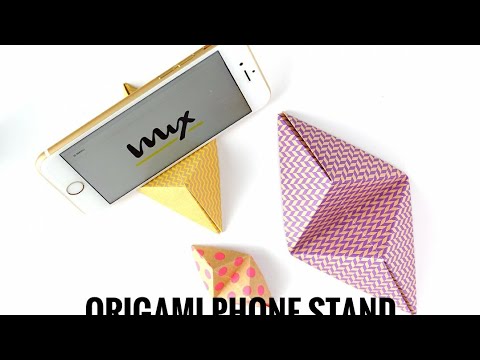 ORIGAMI MOBILE STAND| FREEWHEEL - YouTube