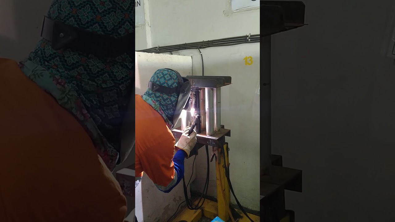Proses tes welding...semangat welder indonesia... - YouTube