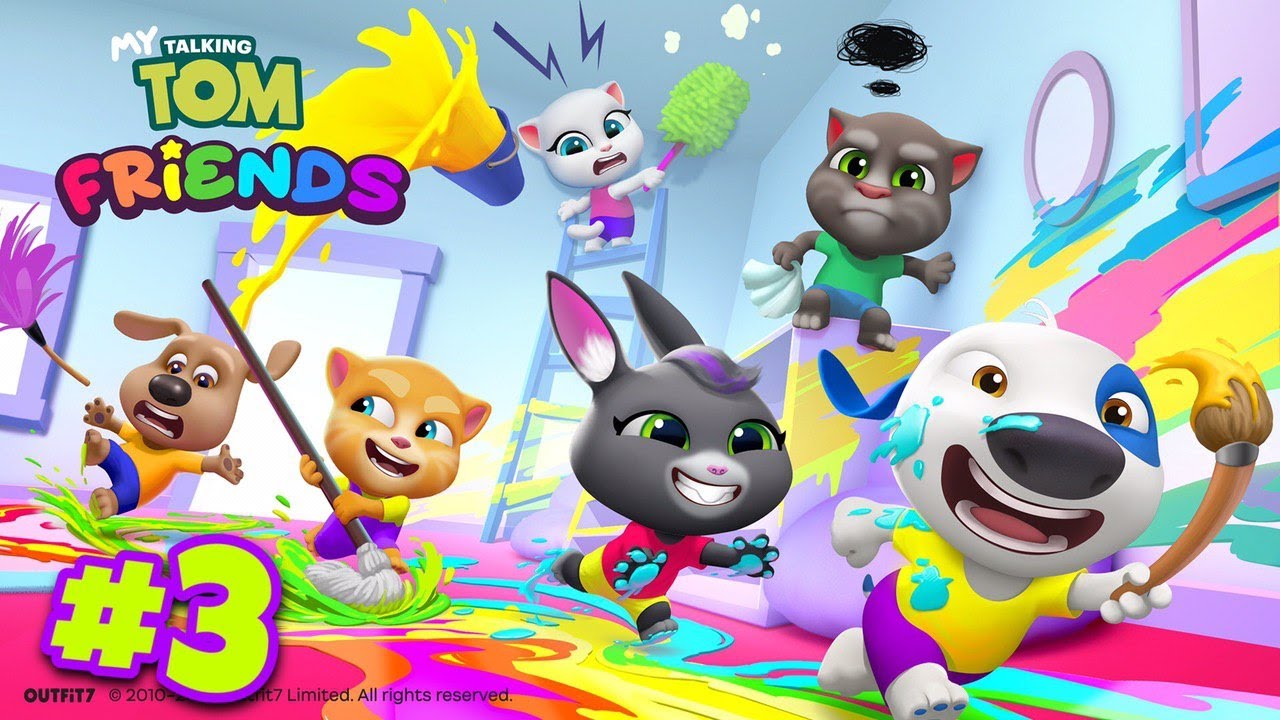 My Talking Tom Friends (by Outfit7) Gameplay Walkthrough - Part 3 ...