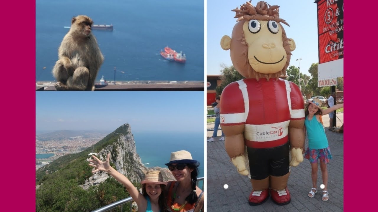 Excursie în GIBRALTAR. E pliiin de maimuțe! - YouTube