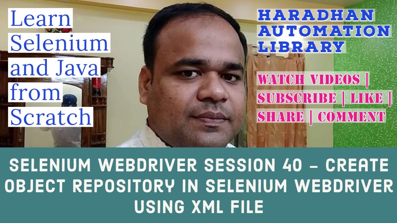 Selenium Webdriver Session 40 Create Object Repository In Selenium Webdriver Using Xml File 1870