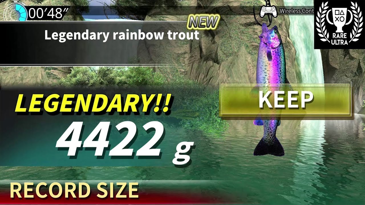 Legendary Fishing - Legendary Rainbow Trout Fisher Trophy / Achievement ...