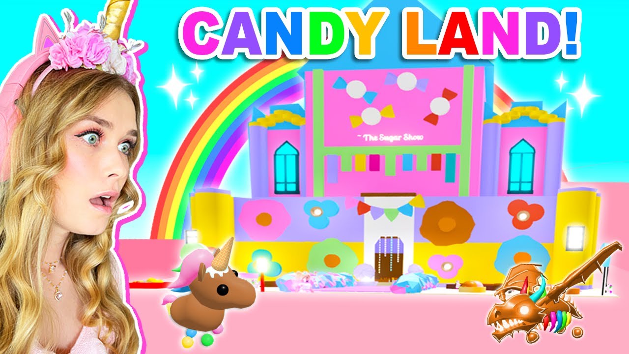 *NEW* CANDY LAND MANSION In Adopt Me! (Roblox) - YouTube