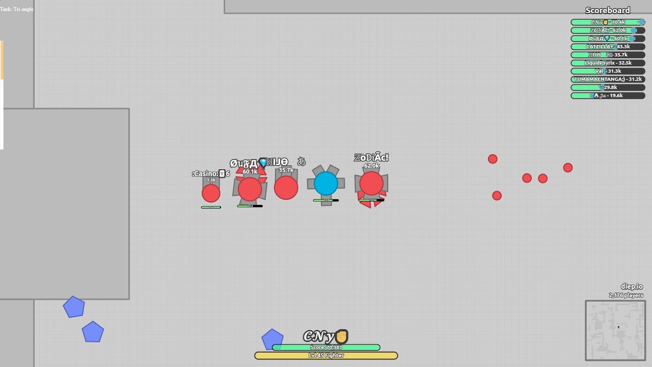 diep.io, mini war, Maze map - YouTube