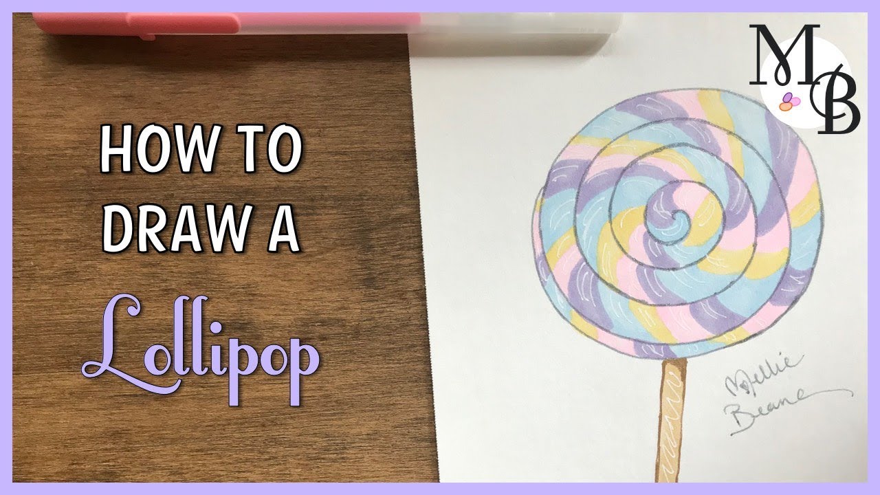How to Draw a Lollipop - YouTube