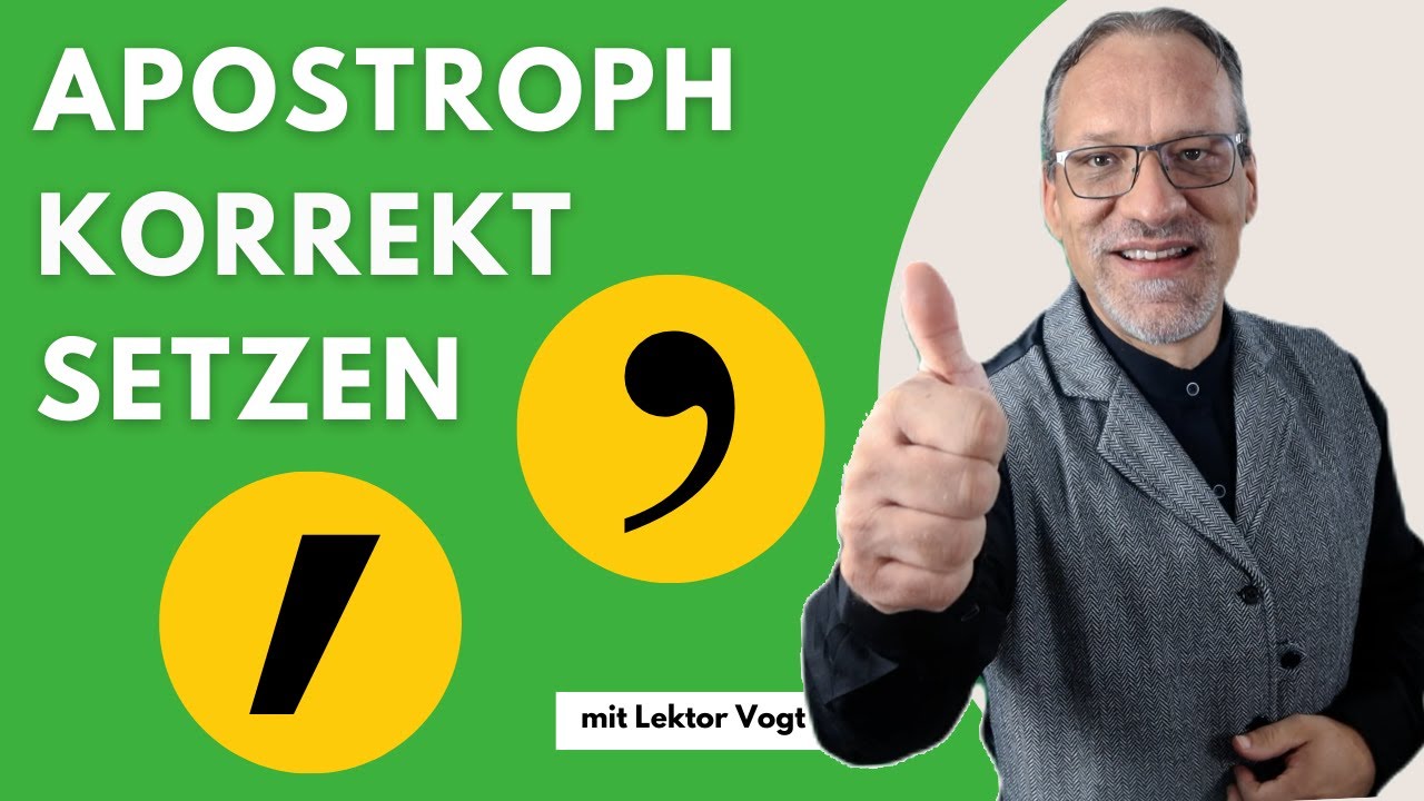 Apostroph korrekt setzen | In diesen Fällen ist der Apostroph erlaubt ...