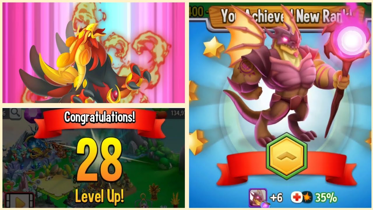#17. Dragon city - Day 17 - Achieved new rank, level up to 28 - YouTube