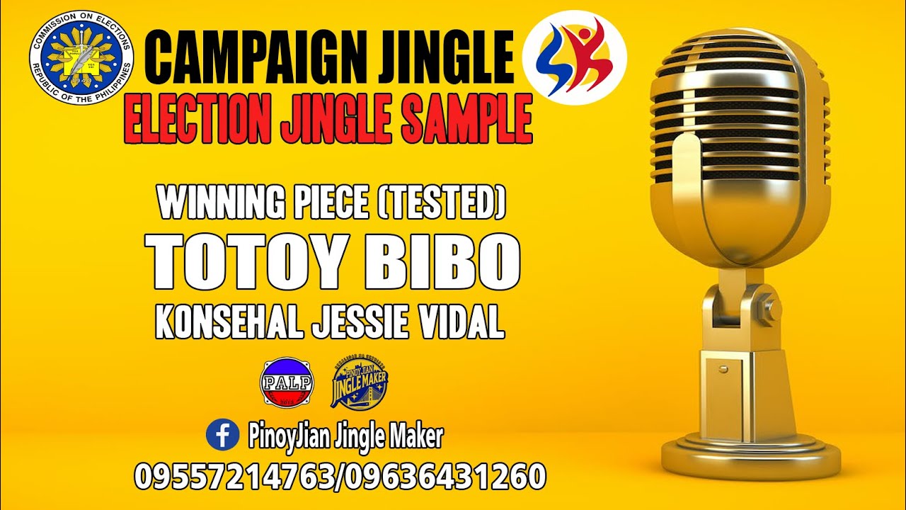 TOTOY BIBO - CAMPAIGN JINGLE SAMPLE 2025 NATIONAL ELECTIONS - YouTube