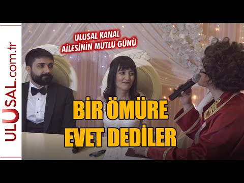 Ulusal Kanal'ın mutlu günü: Ulusal Kanal Yurt Haberler Şefi Lale Delidağ ve Hüseyin Koç evlendi