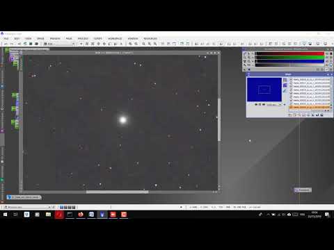 Déplacement de l’astéroïde VESTA sur une heure