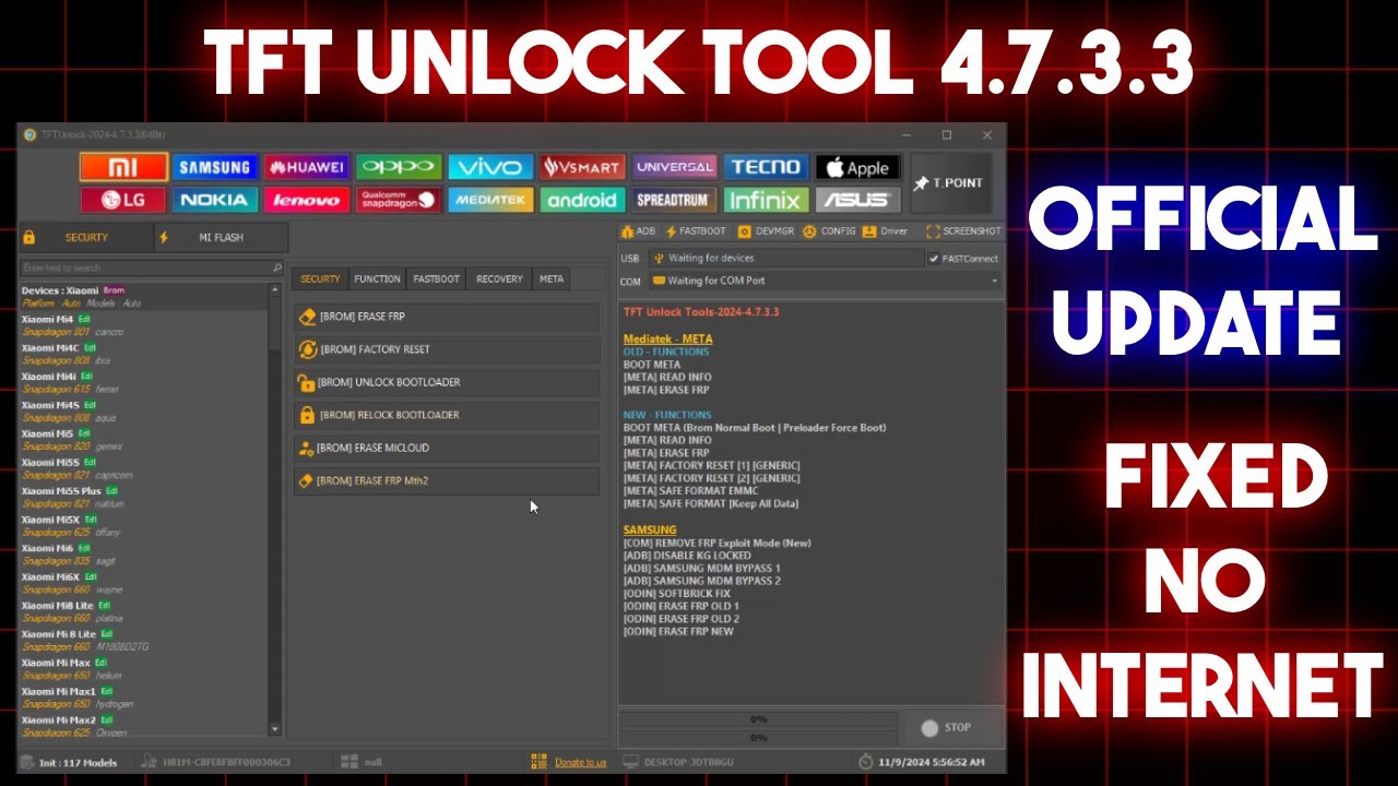 TFT Unlock Tool 2024-4.7.3.3 New UPDATE - TFT Unlock Tool V4.7 Latest ...