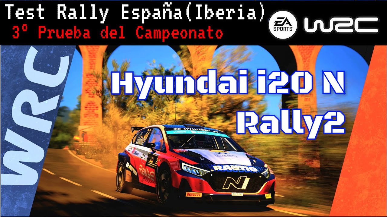 Robert Virtual Rally, Test Rally España, Hyundai i20 N Rally2, día 🌥️ ...