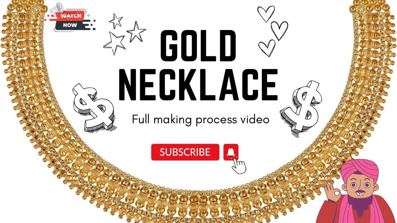 Step-by-Step Guide to Making Your Own Gold Necklace. - YouTube