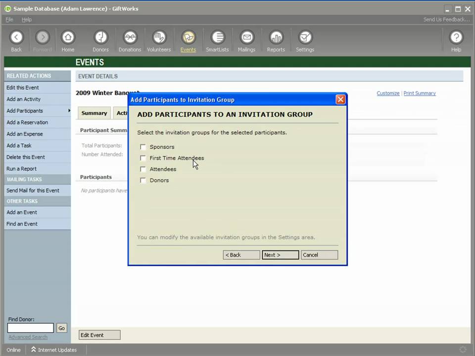 GiftWorks Events (Video 1 of 7) - A Quick Overview - YouTube