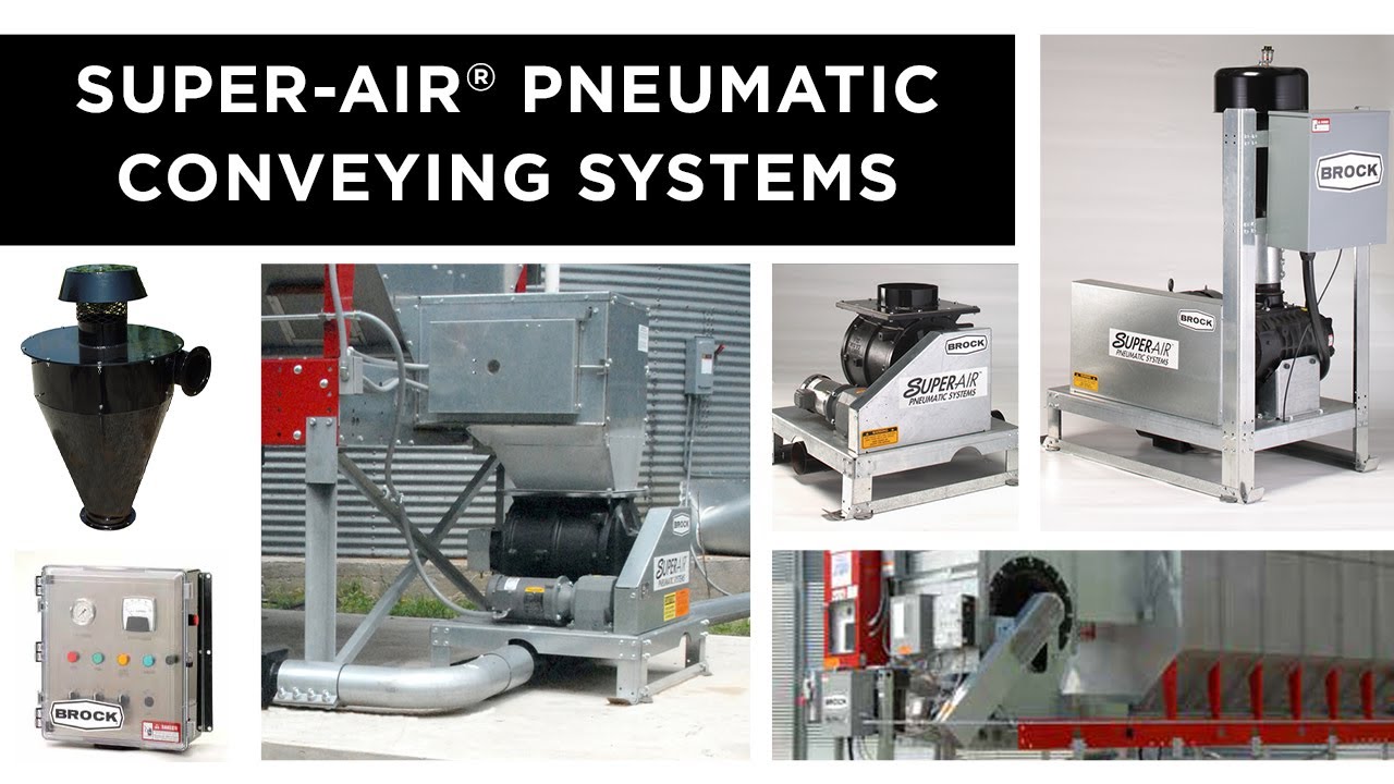 Brock Handling - Super Air Pneumatic Conveying System - YouTube