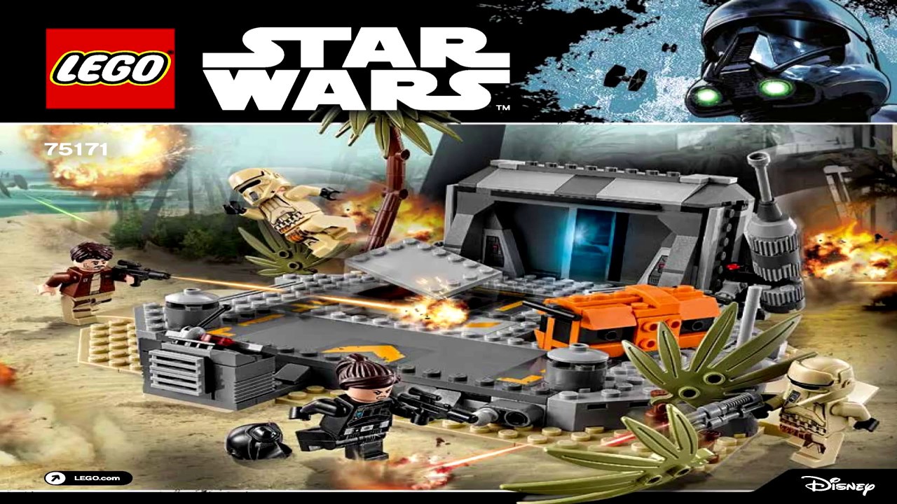 LEGO 75171- Star Wars Battle on Scarif instructions - YouTube