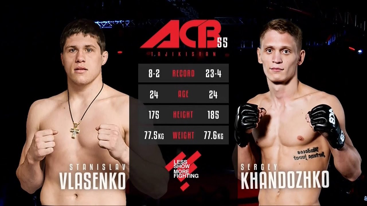 Станислав Власенко vs. Сергей Хандожко | Stanislav Vlasenko vs. Sergey Khandozhko | ACB 55 - YouTube
