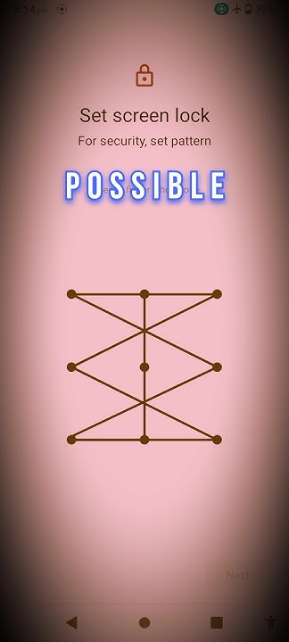 Possible Pattern Locks 🔒🔒 😱😱 #shorts #trendingshorts # ...