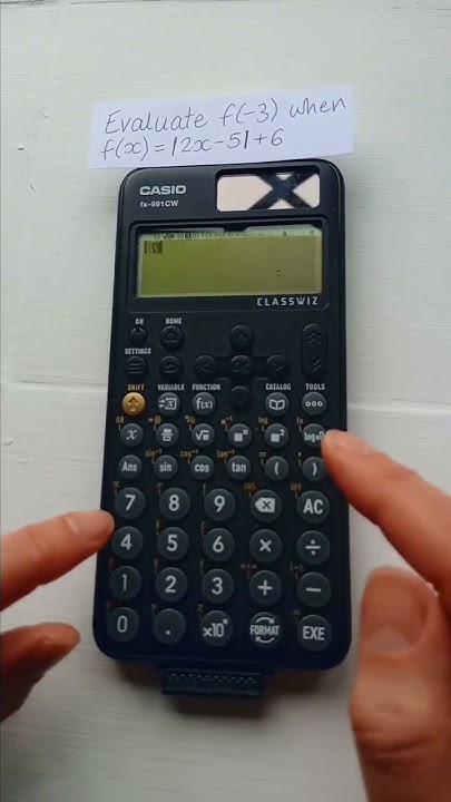 Modulus Function (Absolute Value) on the Casio fx-991CW Classwiz Calculator. A2 Maths - YouTube