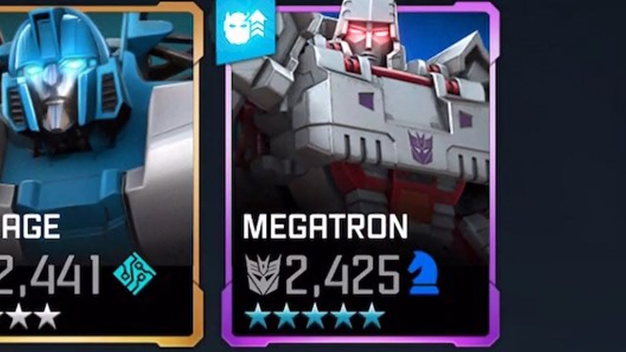 Rank 2 5-Star MEGATRON | Transformers: Forged to Fight - YouTube